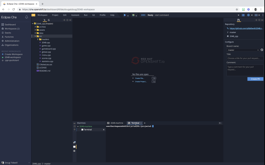 Creating custom stacks in Eclipse Che | Red Hat Developer